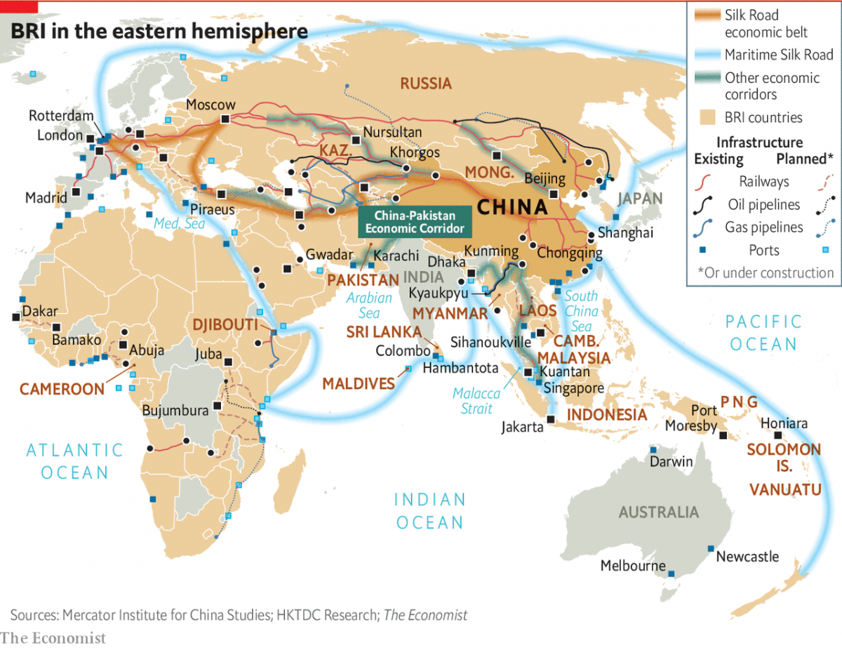 Ban do BRI - Nghiên cứu quốc tế